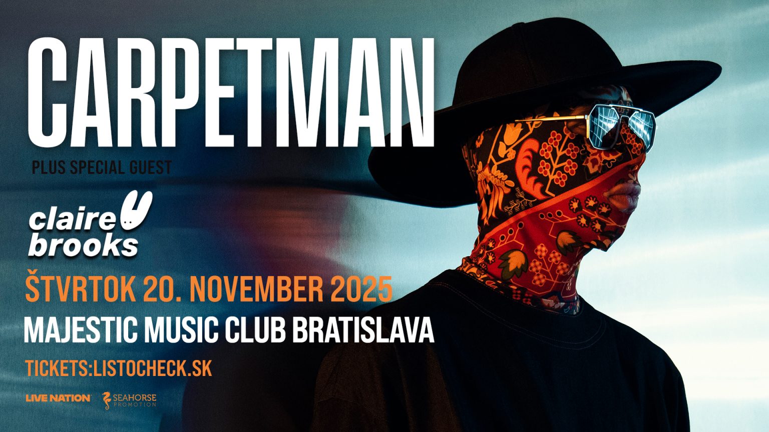 Carpetman prvýkrát v Bratislave – koncert sa presúva do MMC, support ...