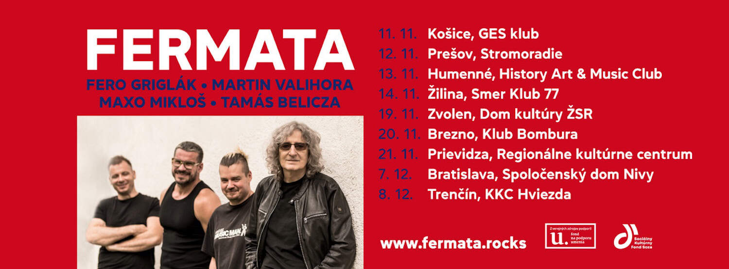 Legendárna Fermata vyráža na turné. Zostavu kapely obohatí bubeník ...