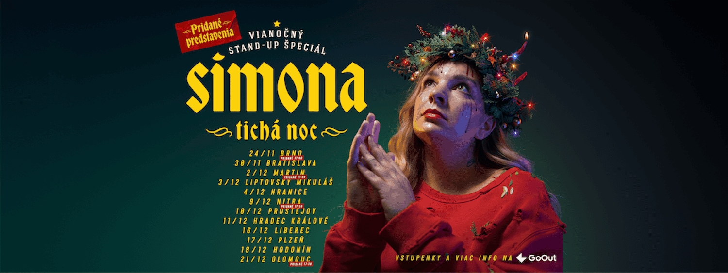 Najväčší vianočný stand-up v dejinách Slovenska: Simona so svojou show ...